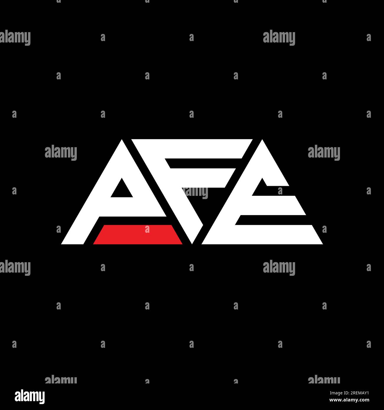 PFE triangle letter logo design with triangle shape. PFE triangle logo ...