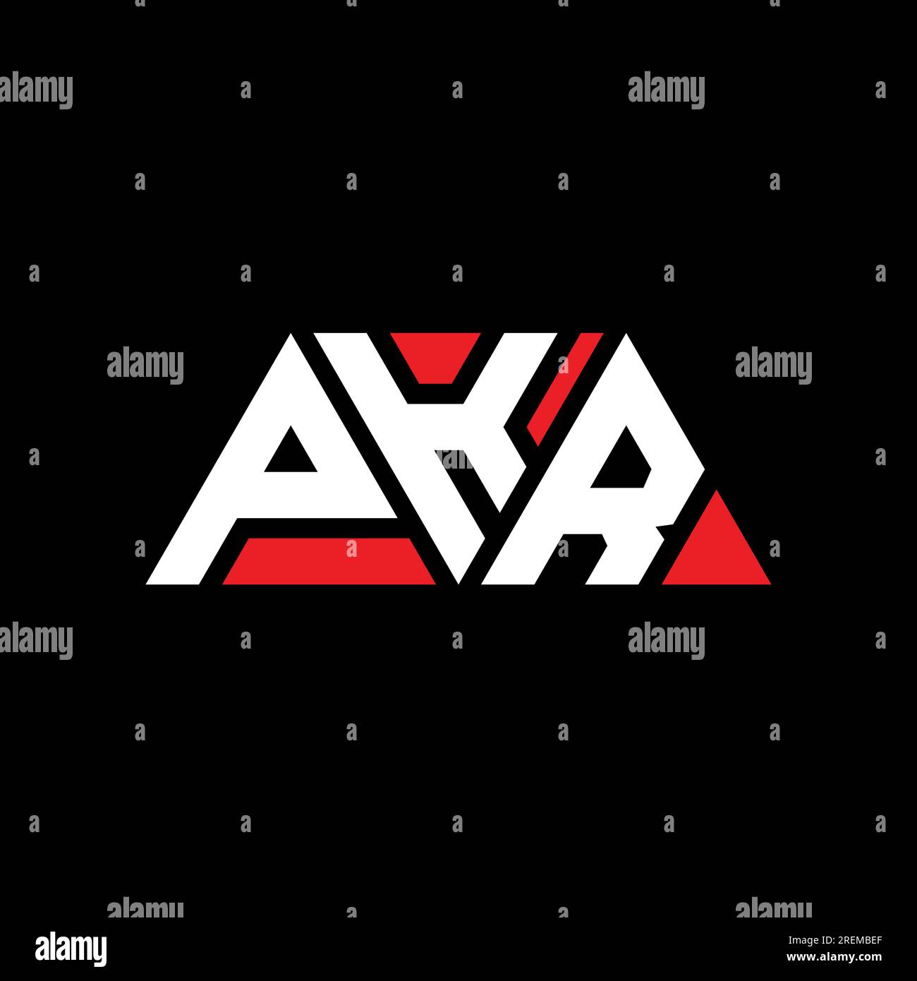 Pkr logo design Stock Vector Images - Alamy