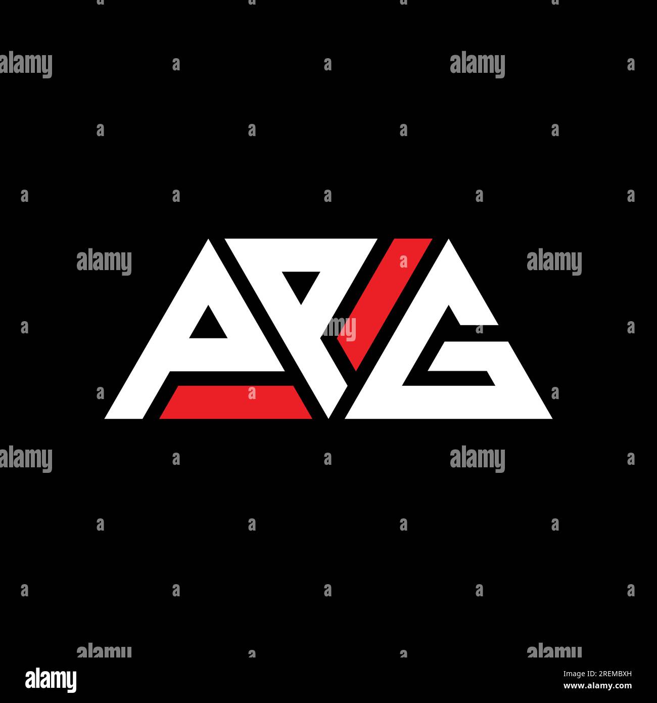 PPG triangle letter logo design with triangle shape. PPG triangle logo ...