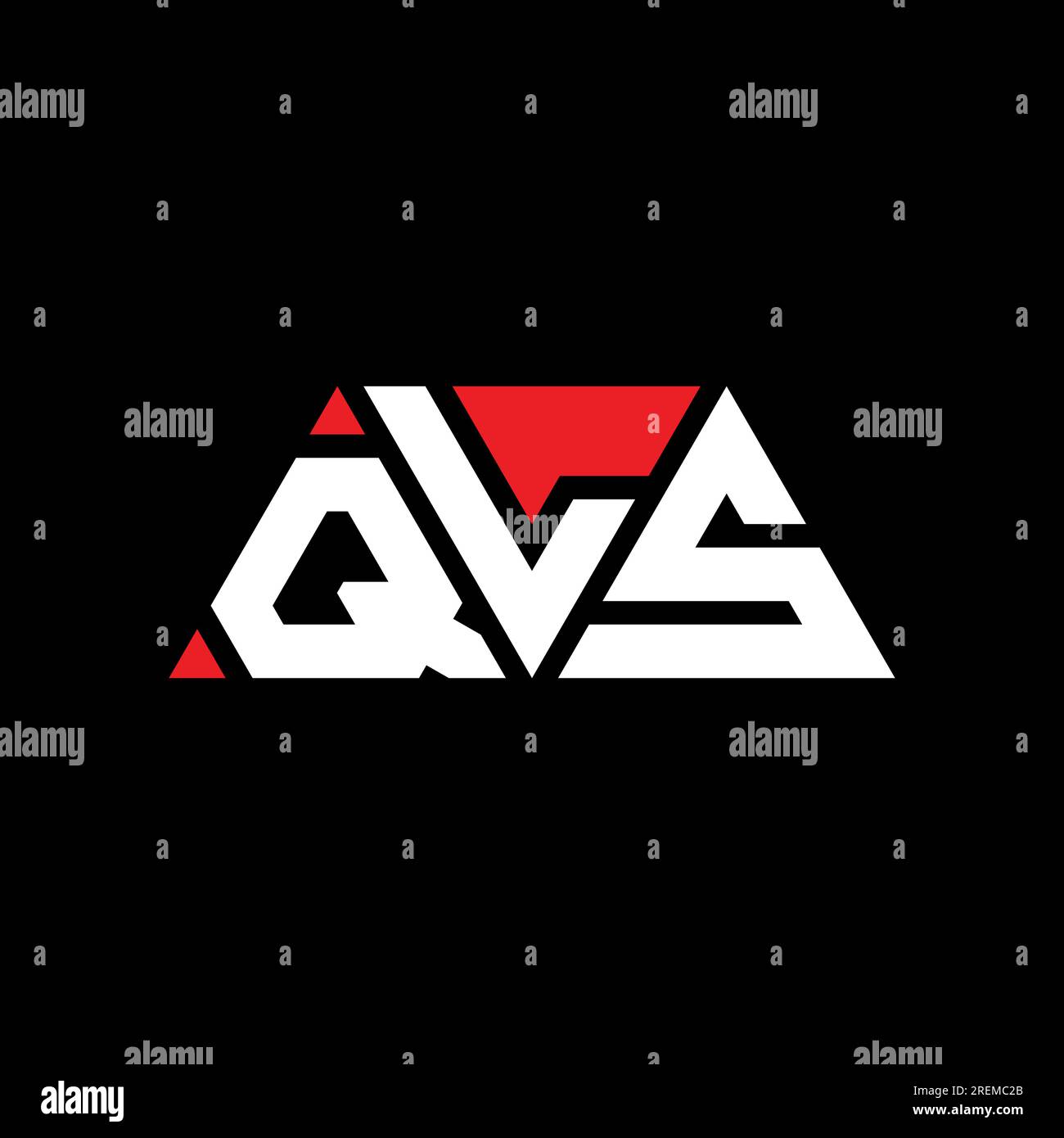 QLS triangle letter logo design with triangle shape. QLS triangle logo ...
