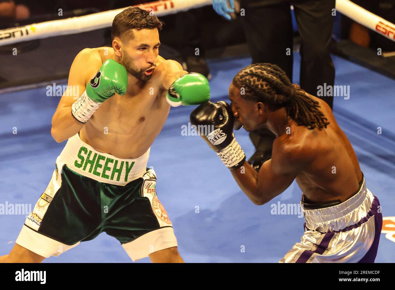 Las Vegas, NV, USA. 28th July, 2023. Charlie Sheehy (L) and Kaylyn ...