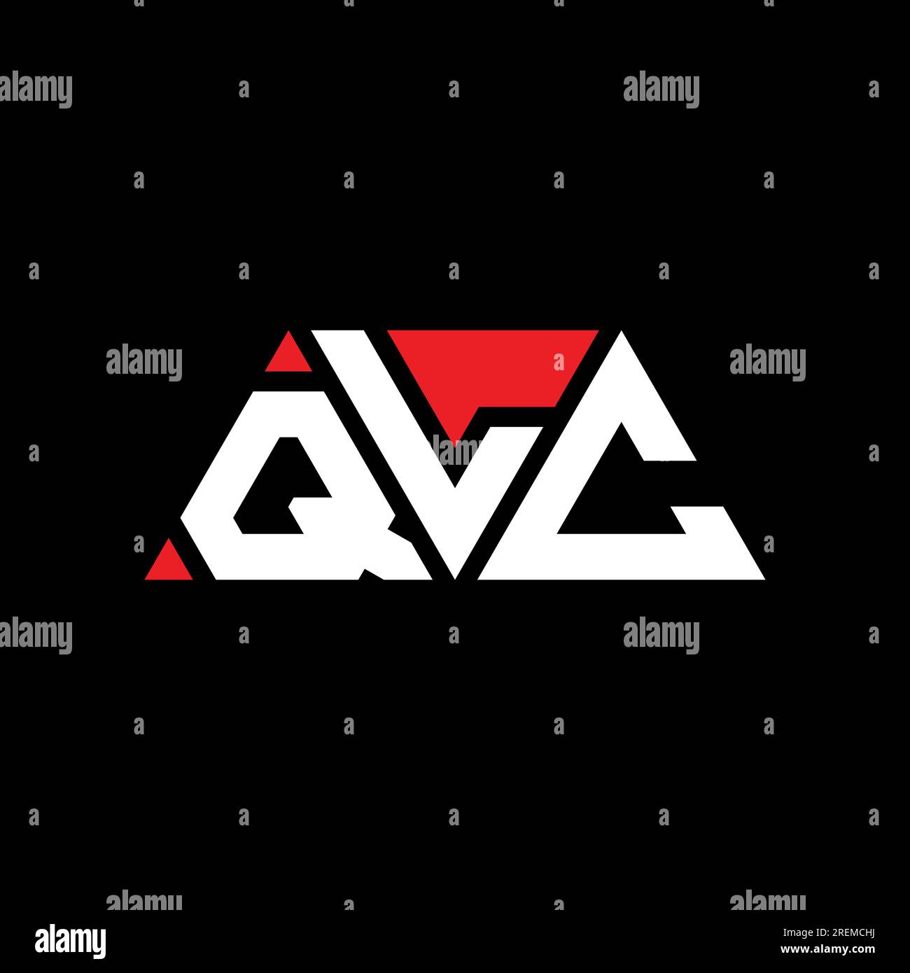 QLC triangle letter logo design with triangle shape. QLC triangle logo design monogram. QLC ...