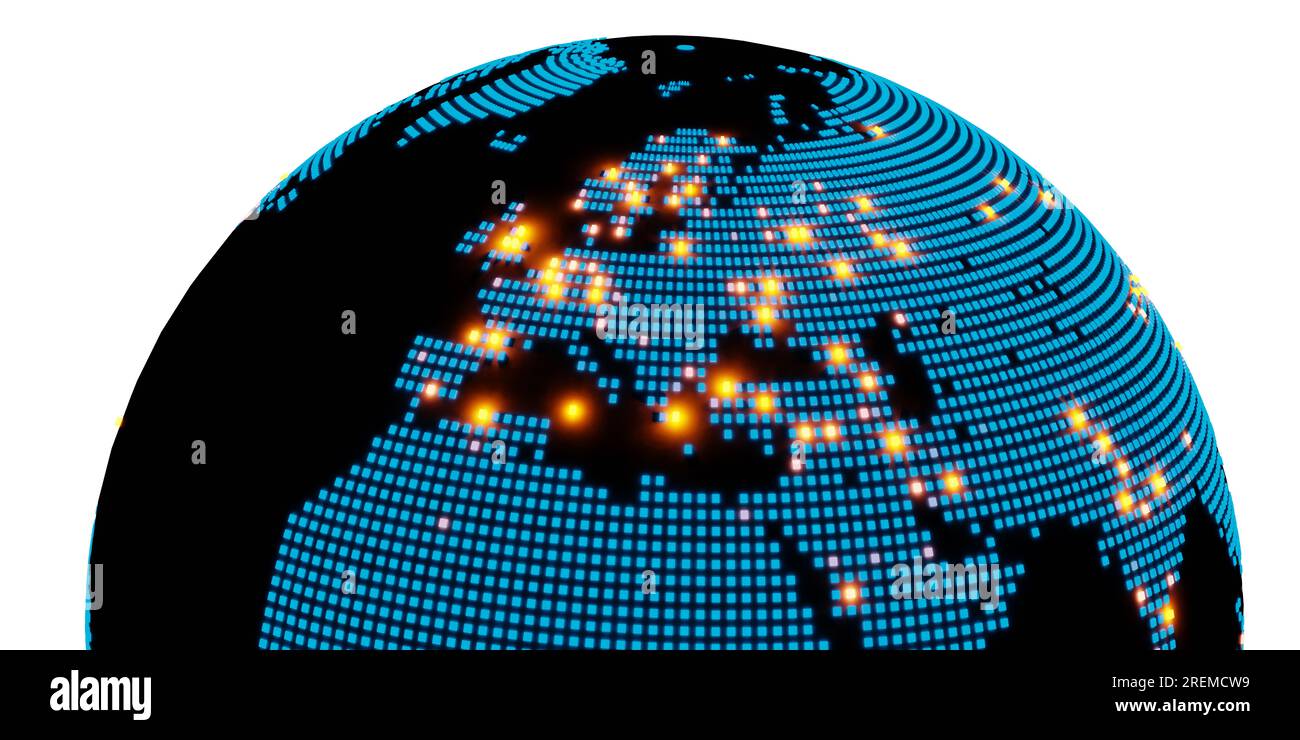 Big cities map hi-res stock photography and images - Alamy
