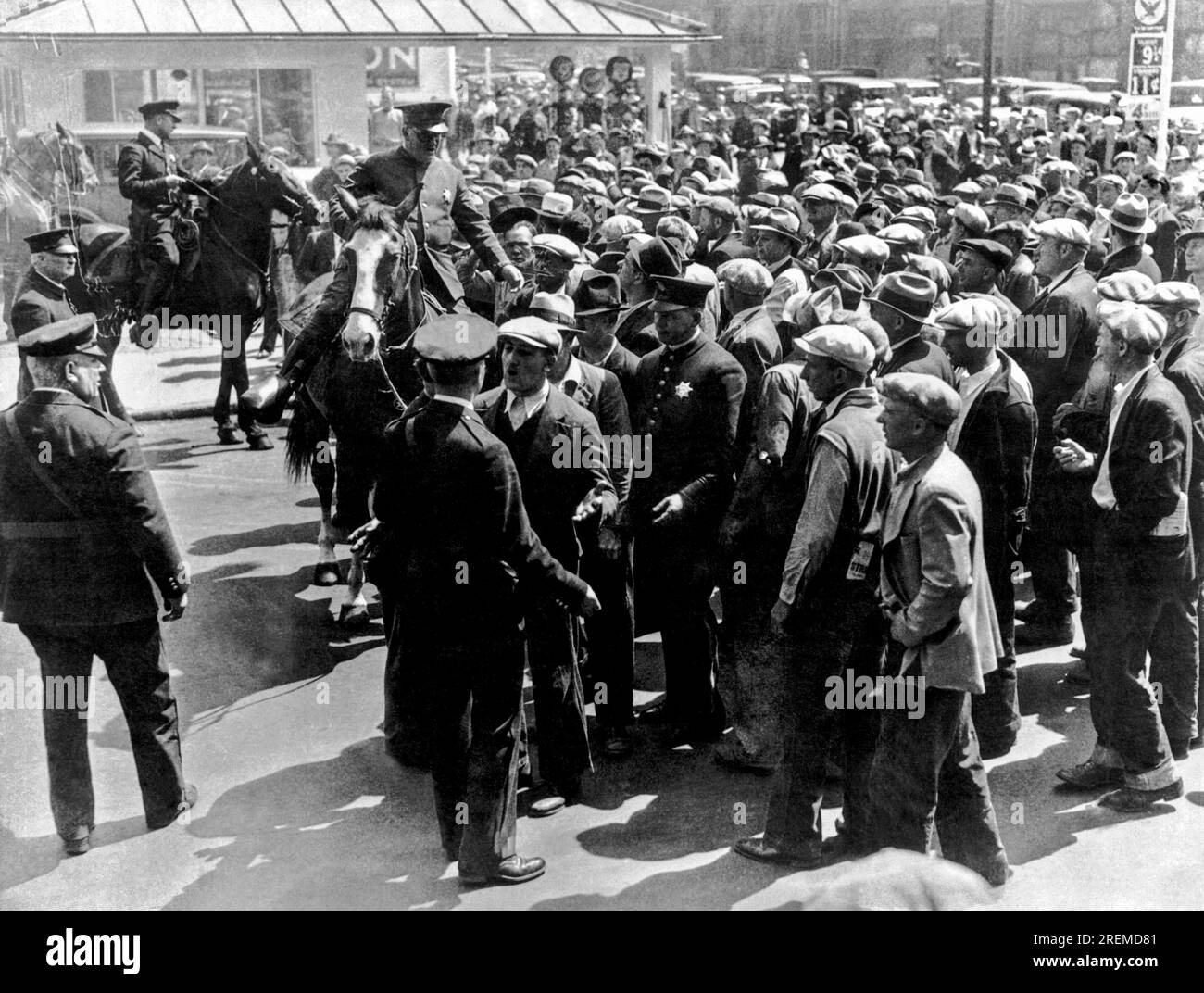 Standing police officer uniform protestor social issues hi-res stock ...