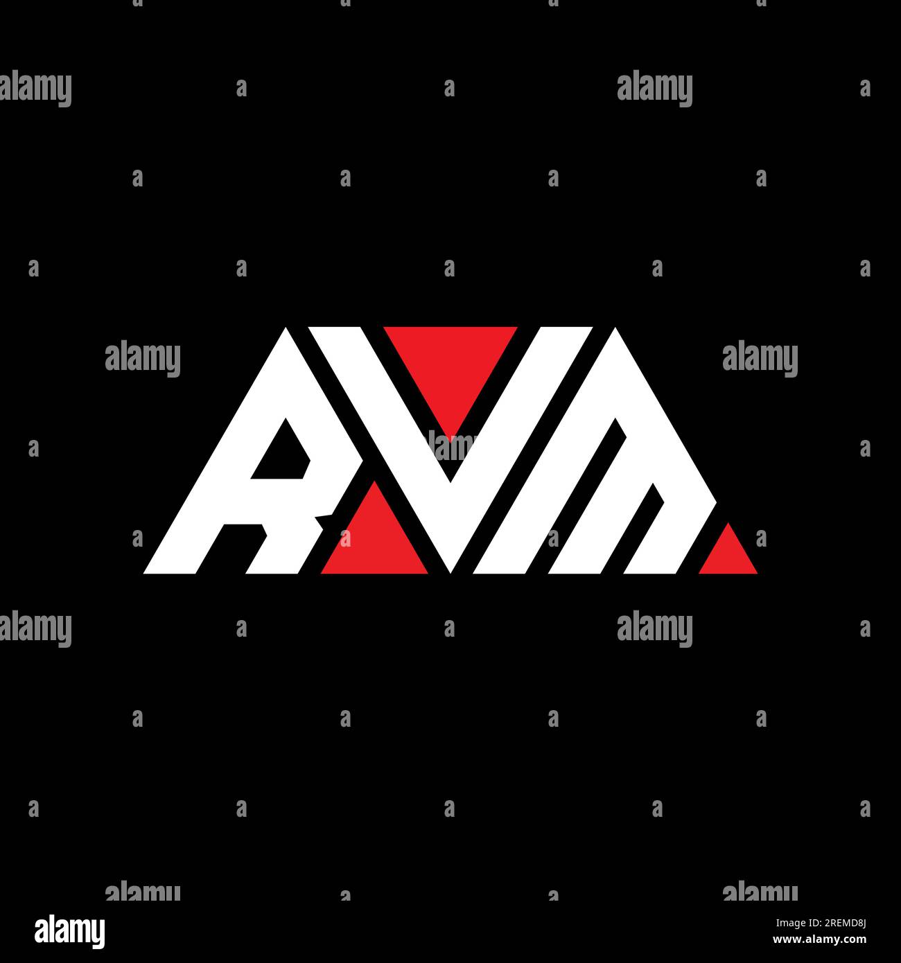 Rvm monogram Stock Vector Images - Alamy