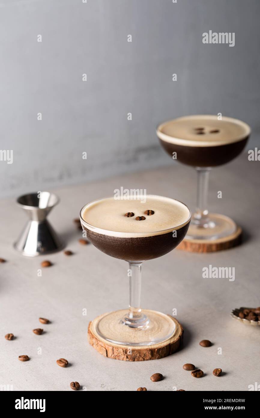 Espresso Martini Cocktail booze vodka, espresso, coffee liqueur and ...