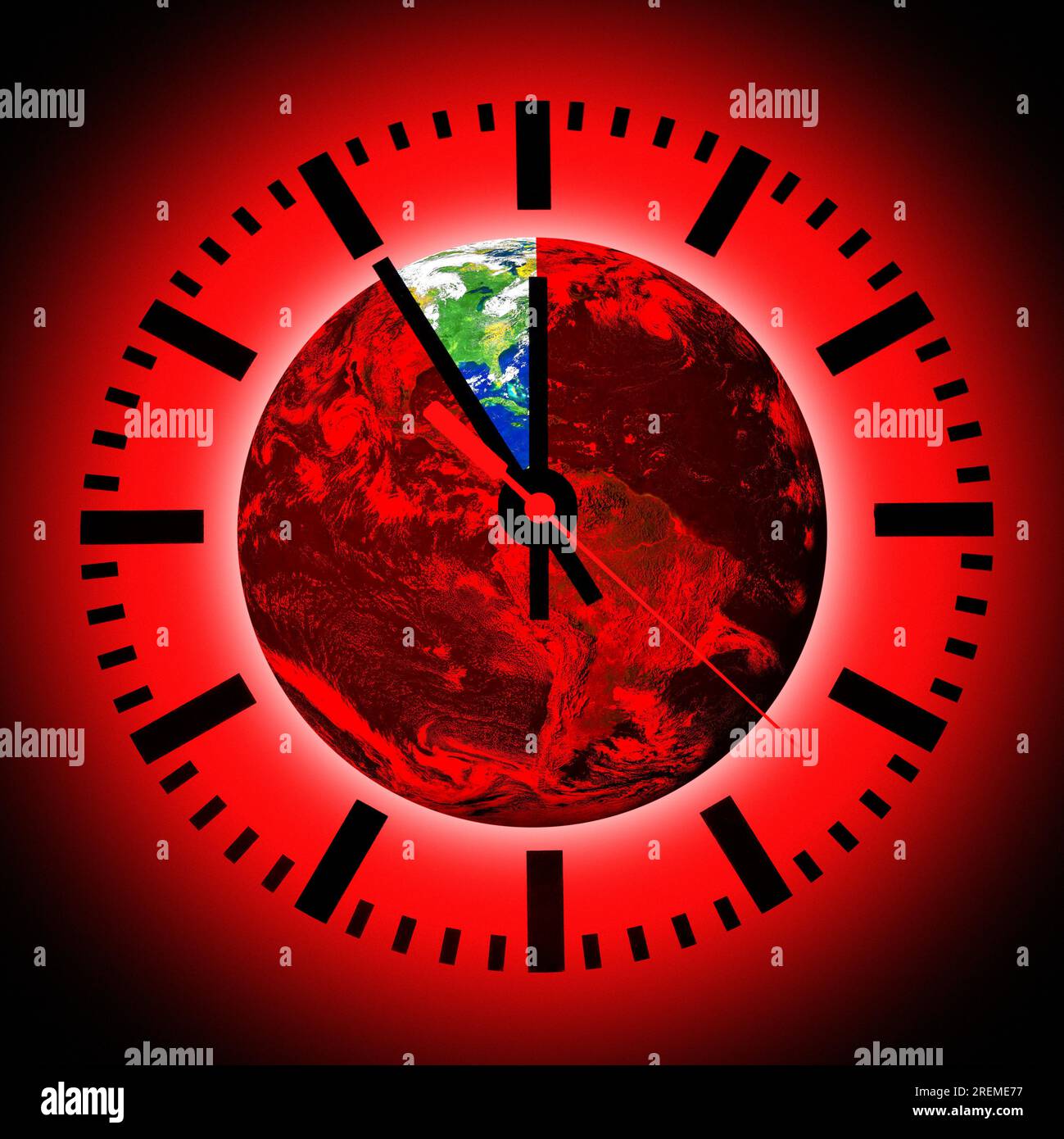 Doomsday clock hi-res stock photography and images - Alamy