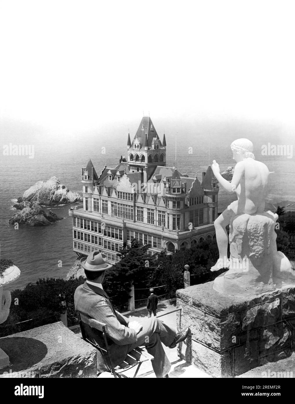 San Francisco, California: c. 1899. The view from Sutro Heights ...