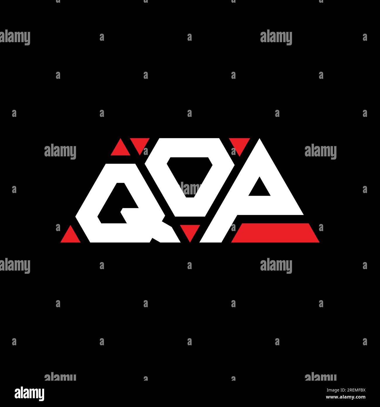Qop font Stock Vector Images - Alamy