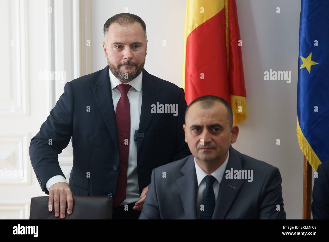 Bucharest, Romania - July 28th, 2023: Rares Hopinca, the new Prefect of ...