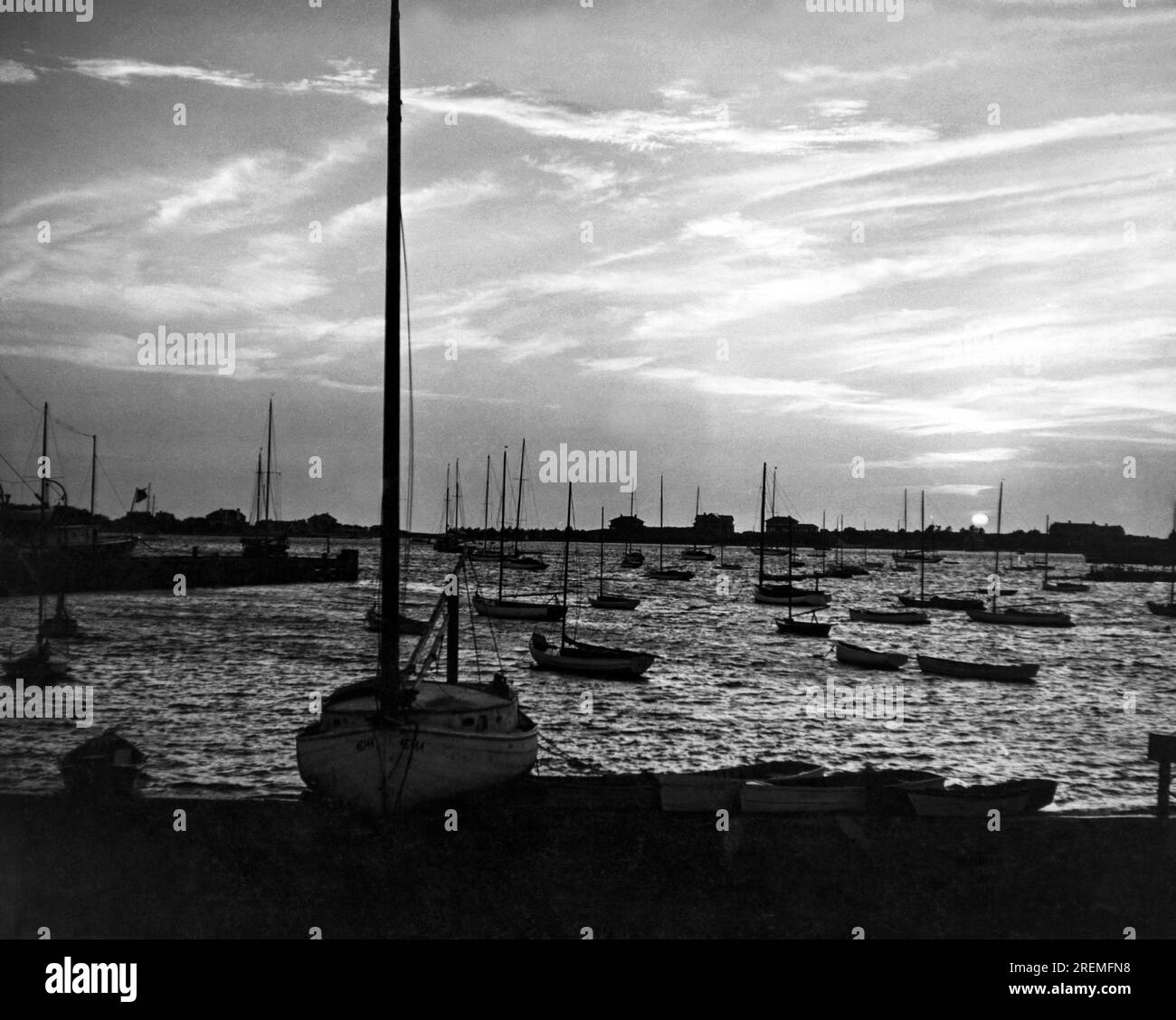 Large fishing boats Black and White Stock Photos & Images - Alamy