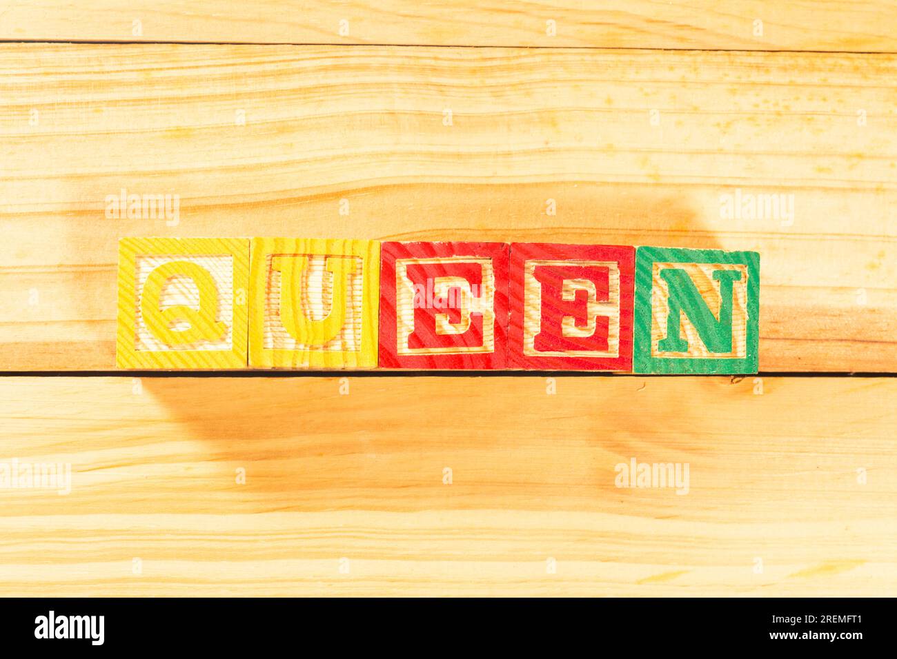 Queen symbol with all letters hi-res stock photography and images - Alamy