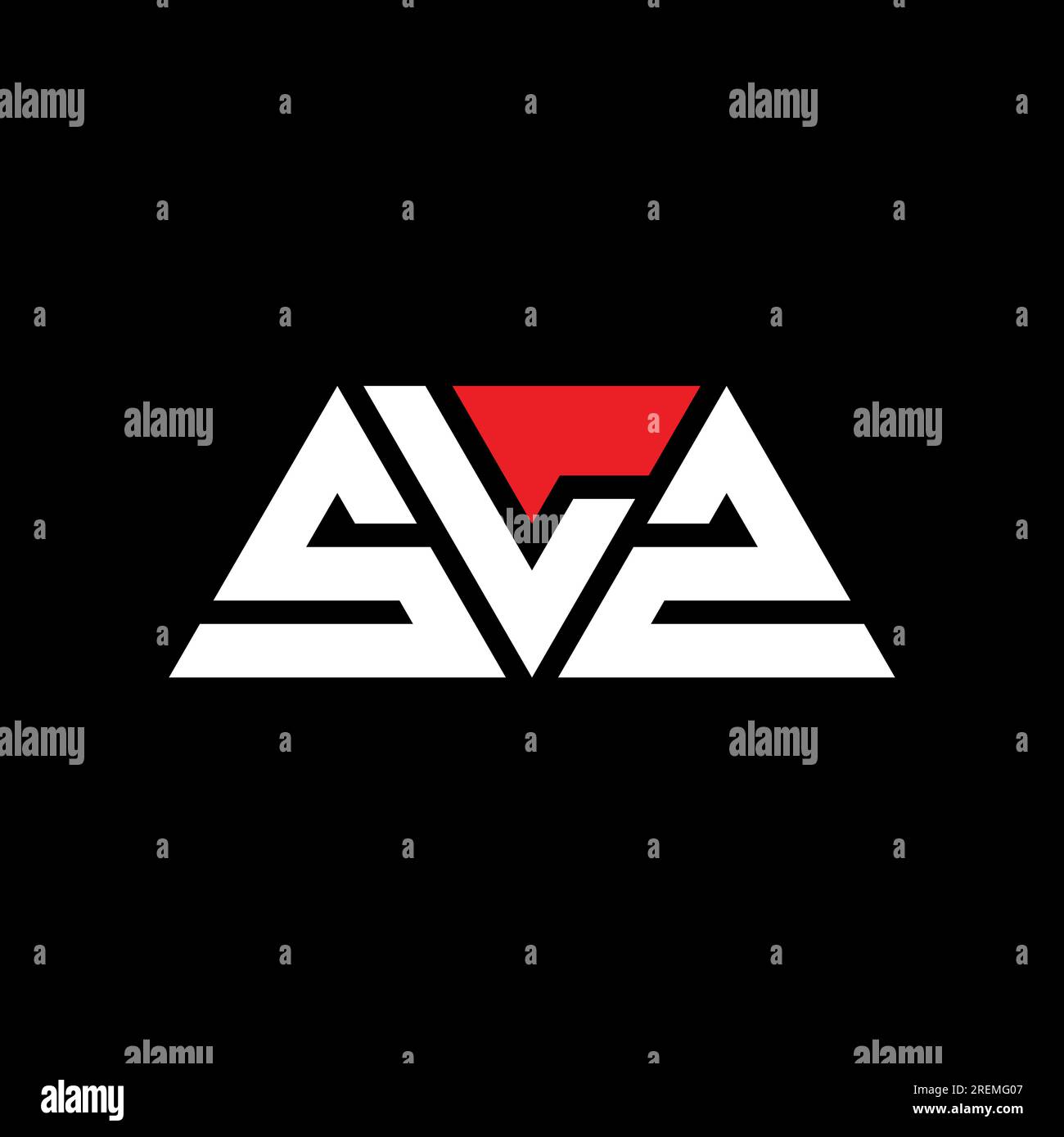 SLZ triangle letter logo design with triangle shape. SLZ triangle logo ...