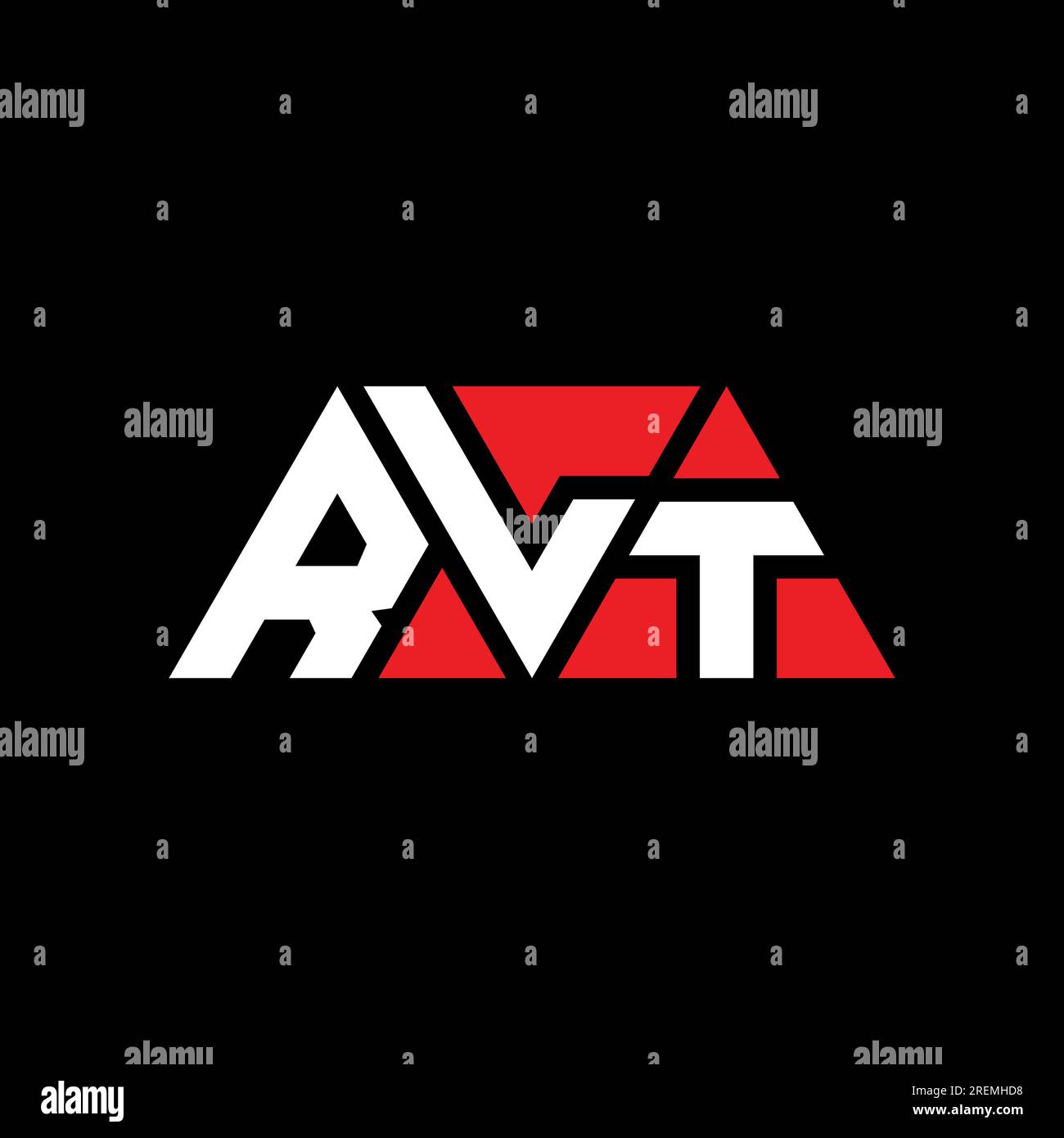 RLT triangle letter logo design with triangle shape. RLT triangle logo ...