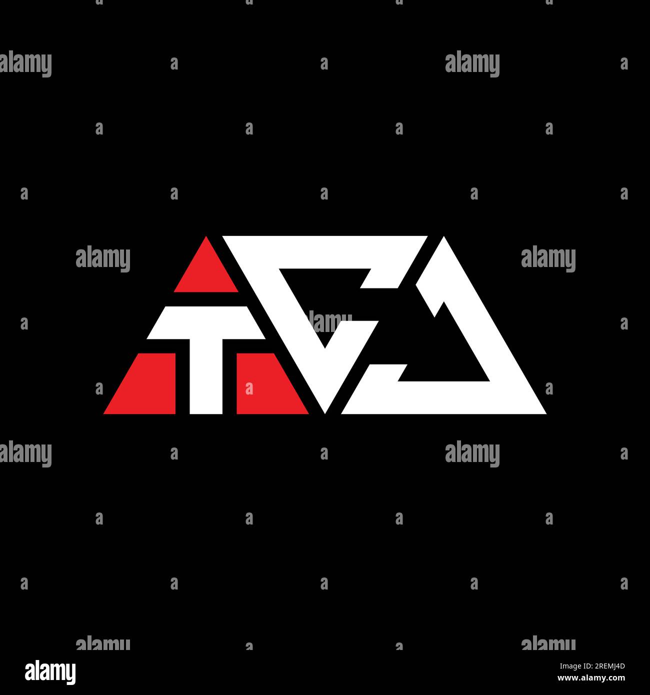 Tcj technology logo Stock Vector Images - Alamy