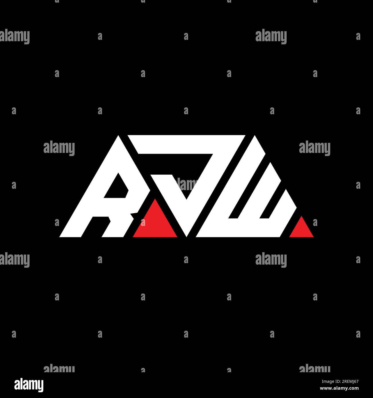 Rjw logo design hi-res stock photography and images - Alamy