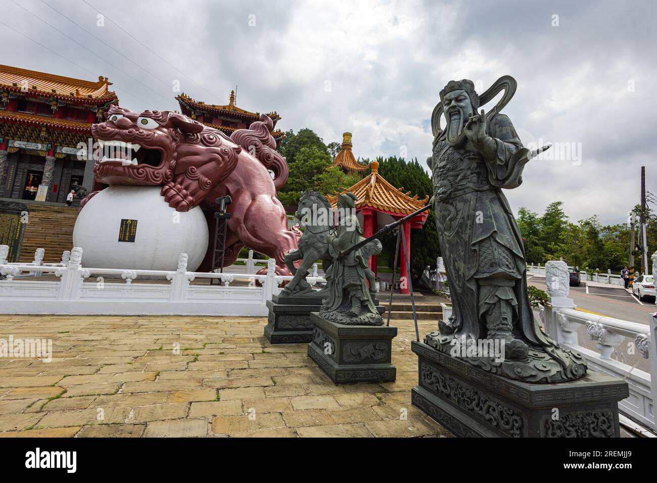 Sun Moon Lake, Taiwan - May 24, 2023: In the tranquil ambiance of Sun ...