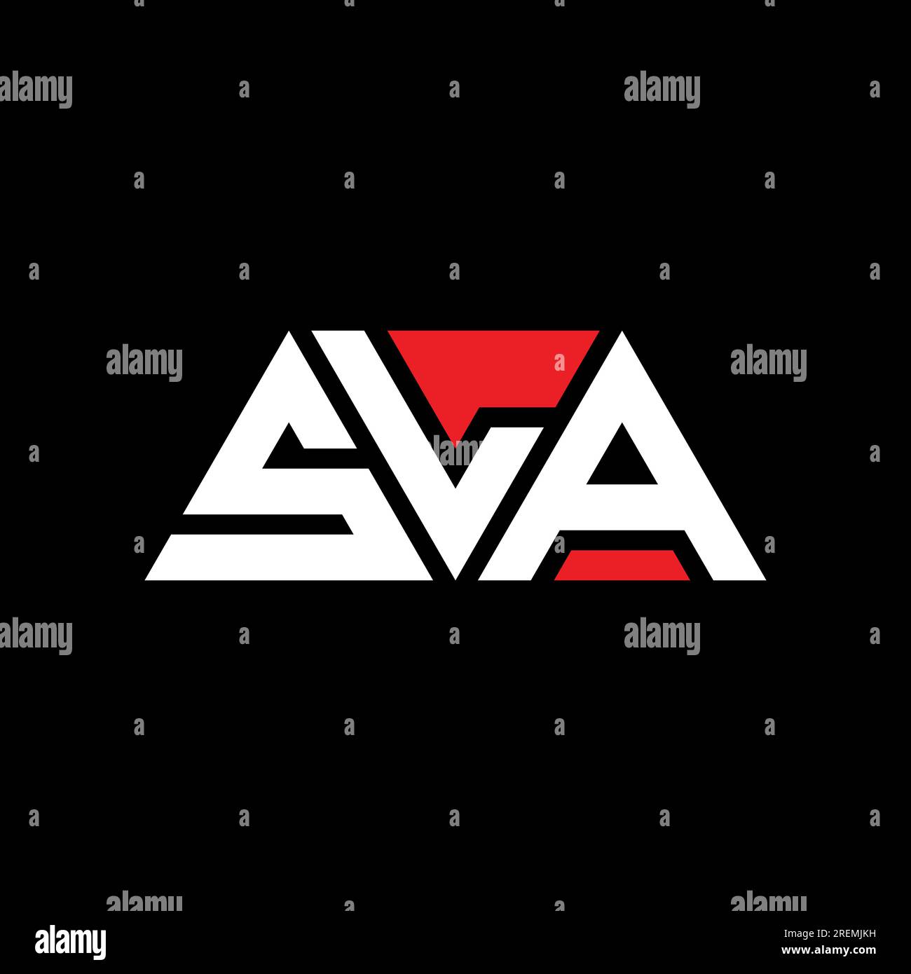 SLA triangle letter logo design with triangle shape. SLA triangle logo design monogram. SLA ...