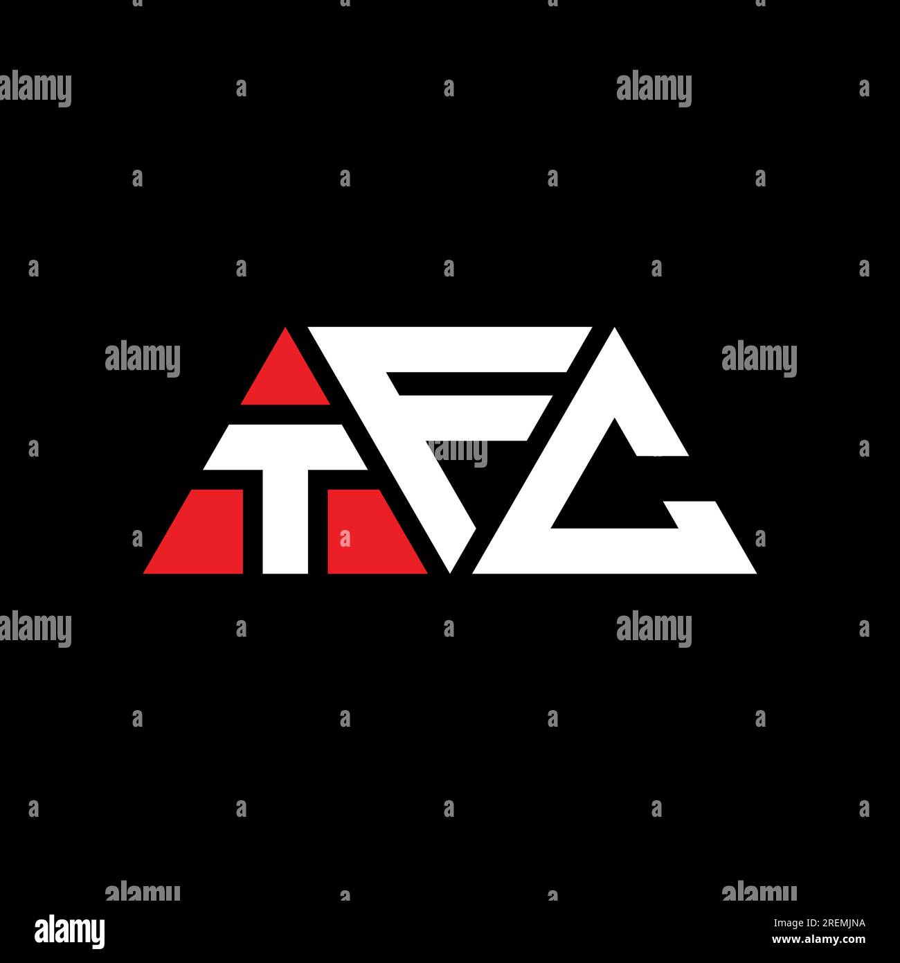 Tfc Triangle Letter Logo Design With Triangle Shape Tfc Triangle Logo Design Monogram Tfc