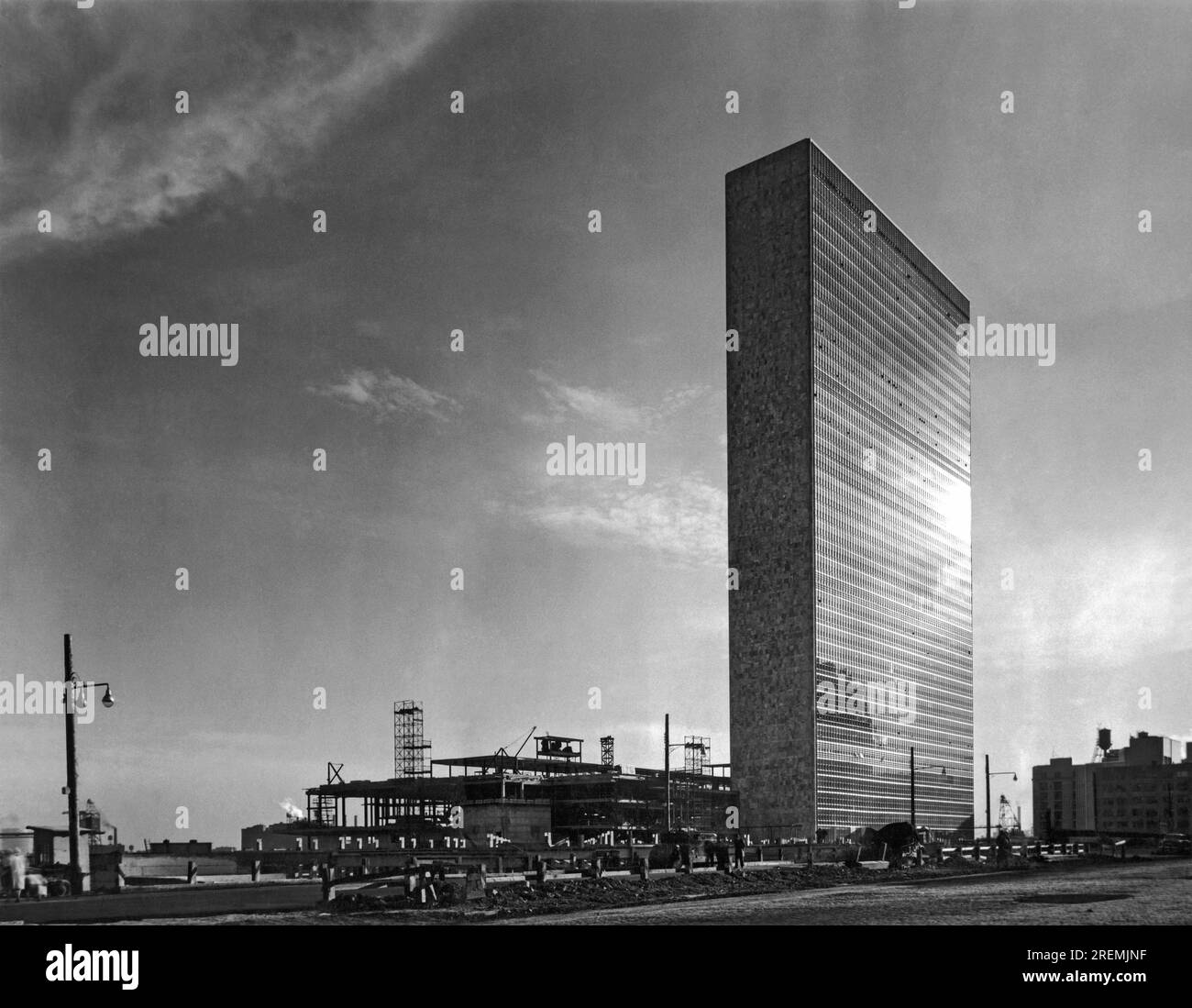 New York, New York: October, 1950. In the shadow of the newly ...