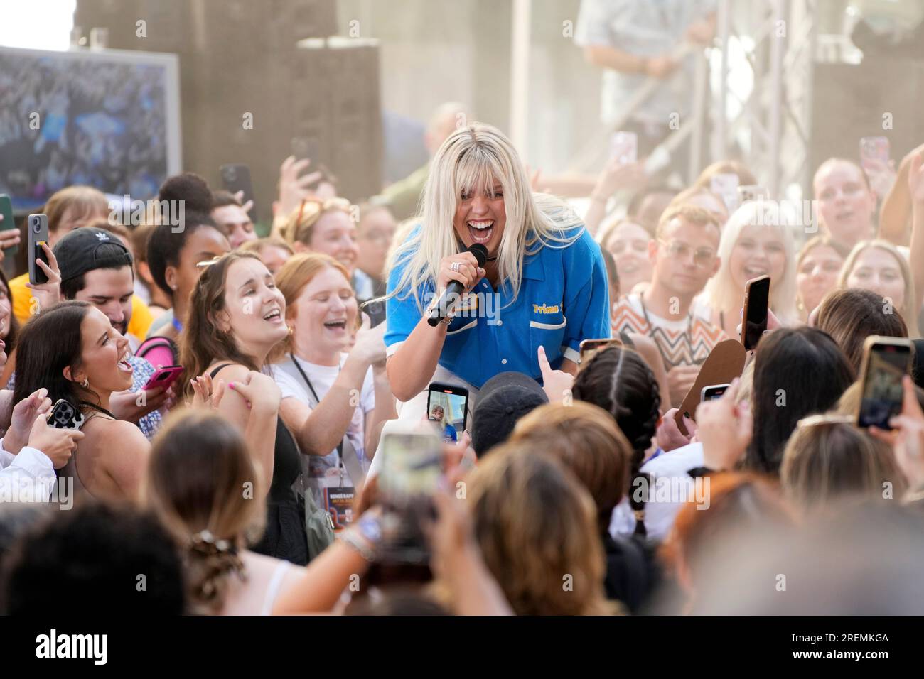 Reneé Rapp performs on NBC's "Today" show at Rockefeller Plaza on ...