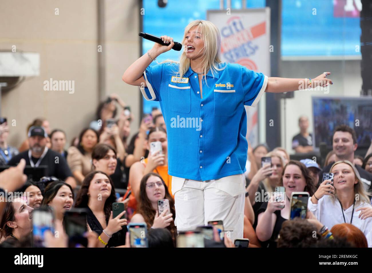Reneé Rapp performs on NBC's "Today" show at Rockefeller Plaza on ...