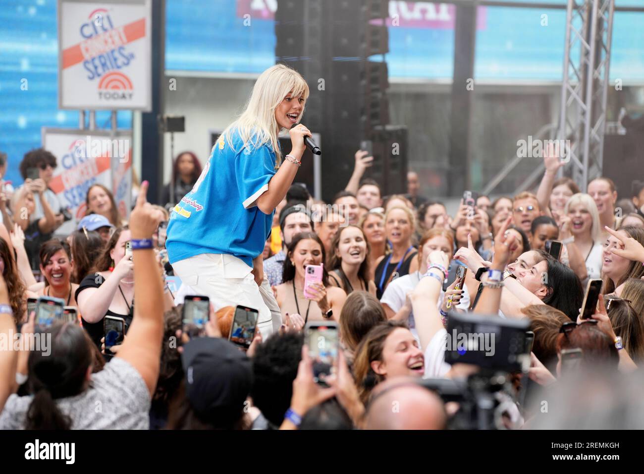Reneé Rapp performs on NBC's "Today" show at Rockefeller Plaza on ...