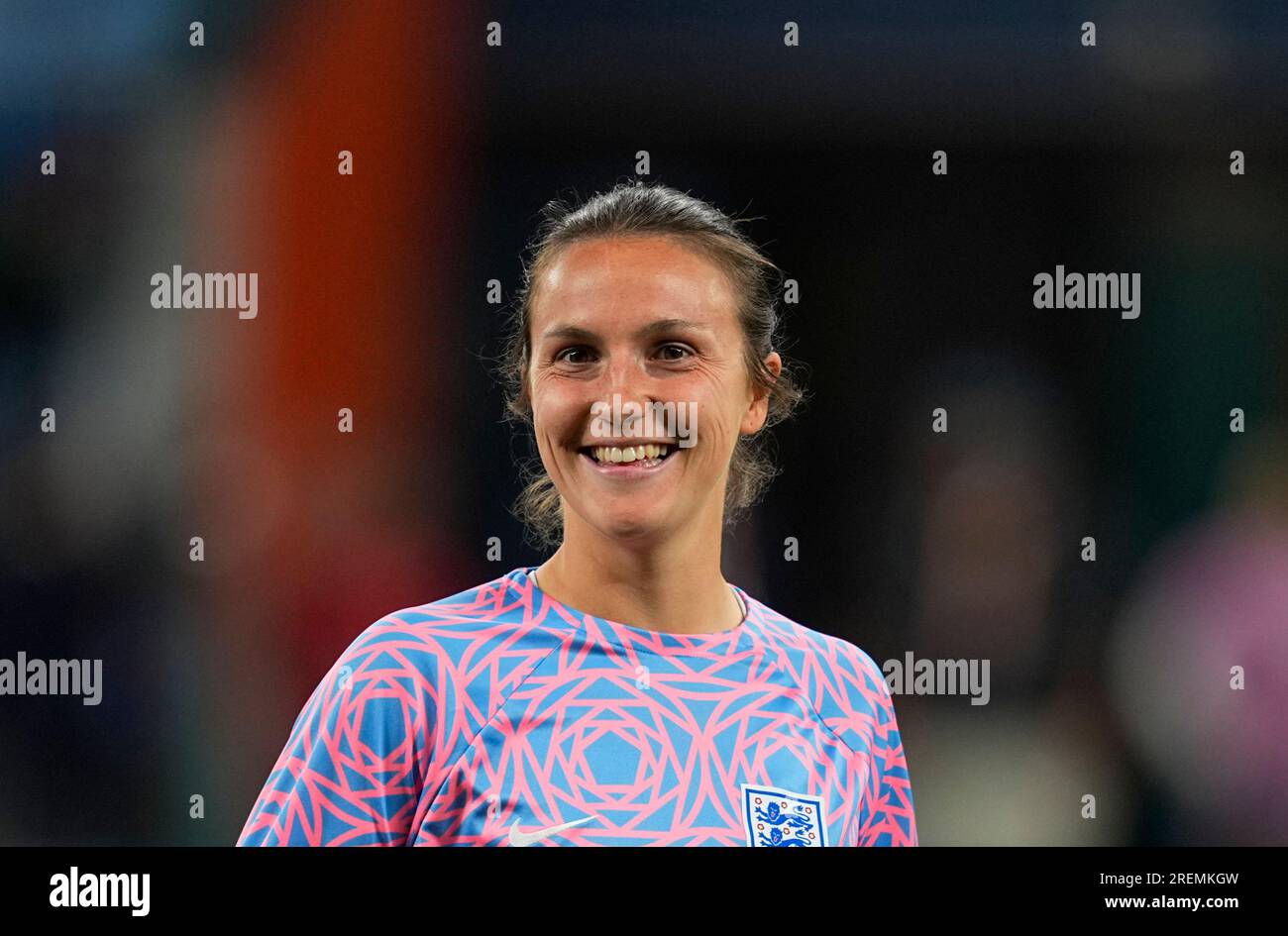 July 28 2023: Lotte Wubben-Moy (England) looks on during a game, at ...