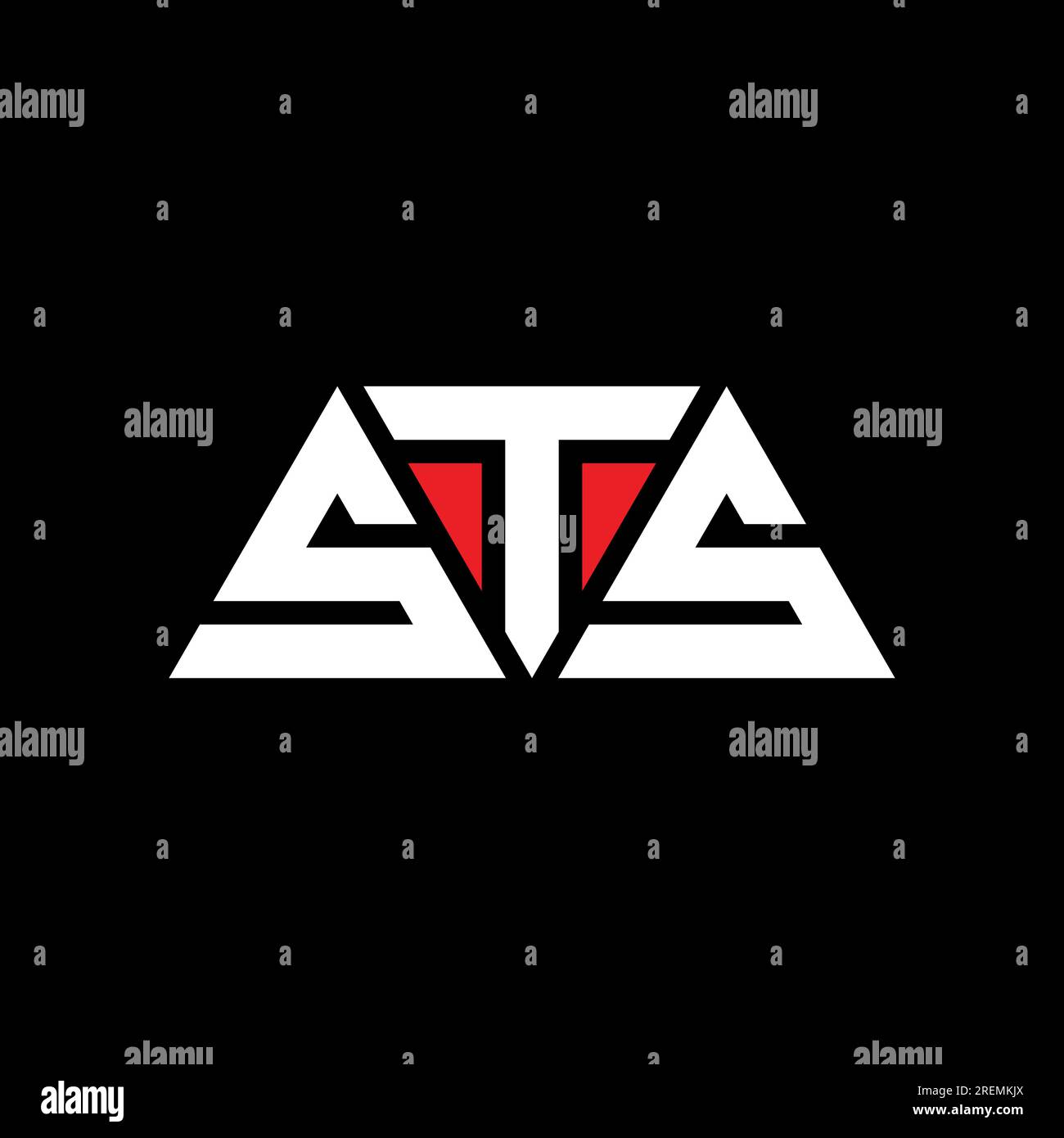 STS triangle letter logo design with triangle shape. STS triangle logo design monogram. STS ...