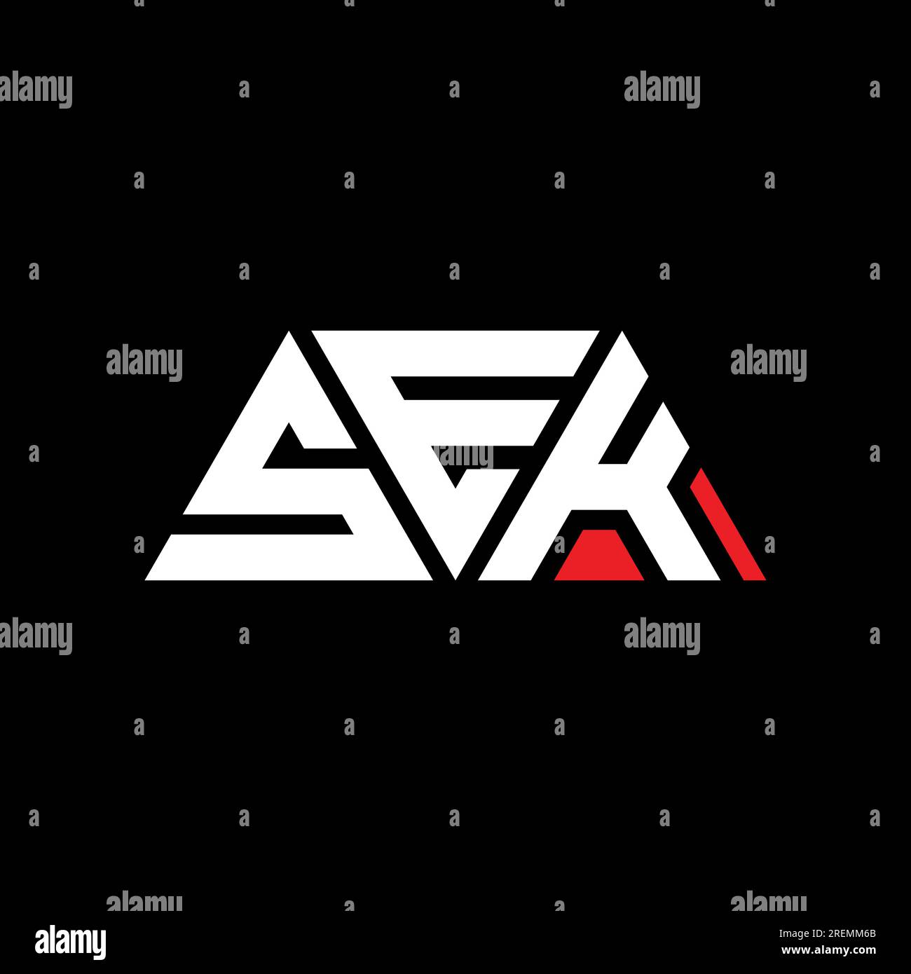 Sek font Stock Vector Images - Alamy