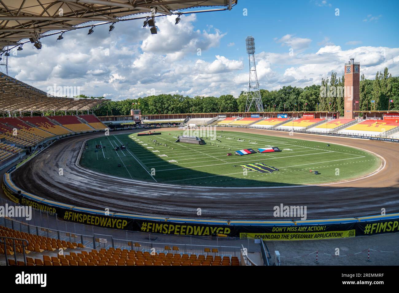 Wroclaw, Poland. 28th July, 2023. A general view of the Olimpijski Stadium prior the Monster ...