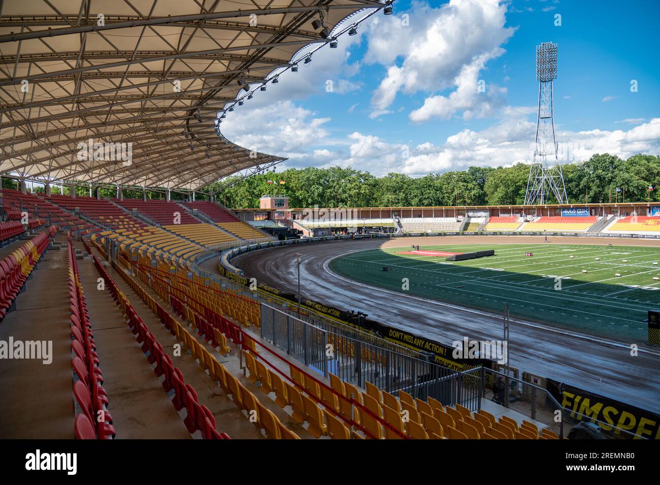 Wroclaw, Poland. 28th July, 2023. A general view of Olimpic Stadium ...