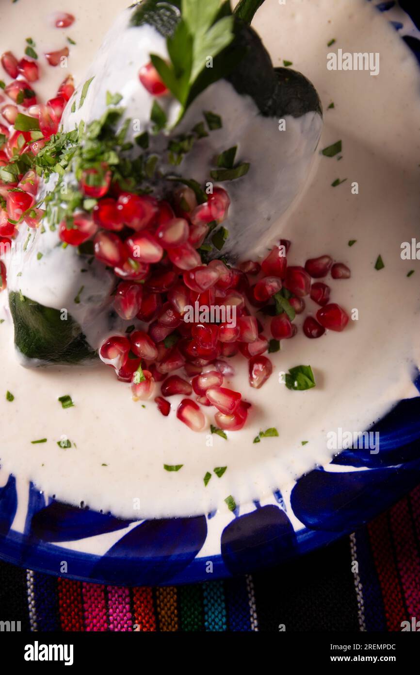 Ingredients for chile en nogada hi-res stock photography and images - Alamy