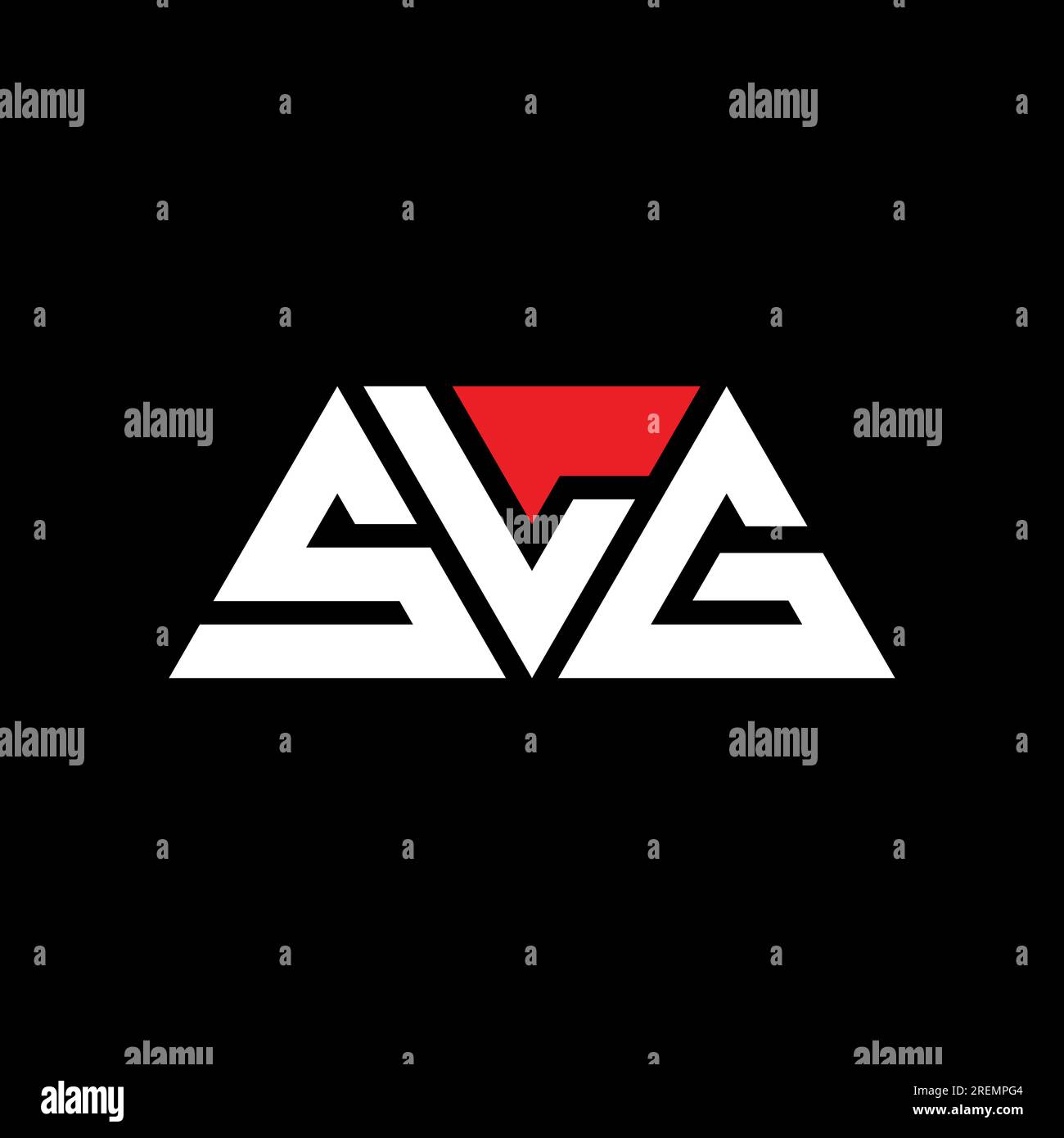 SLG triangle letter logo design with triangle shape. SLG triangle logo ...