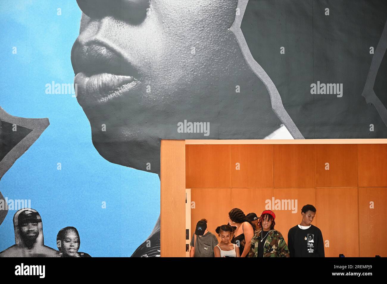 New York, USA. 27th July, 2023. People tour ‘The Book of HOV ...