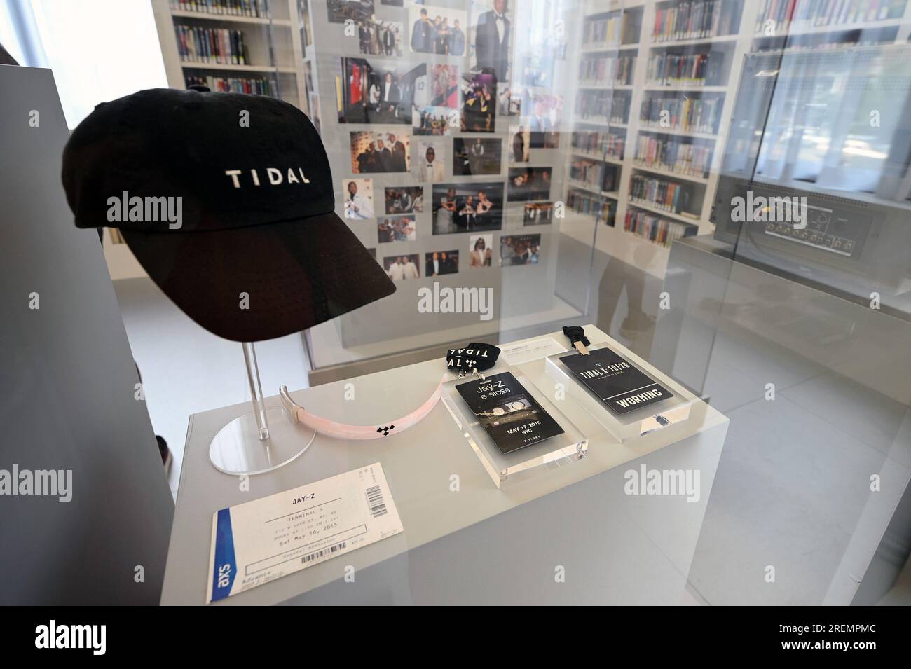 New York, USA. 27th July, 2023. Items from the Jay-Z archive collection ...