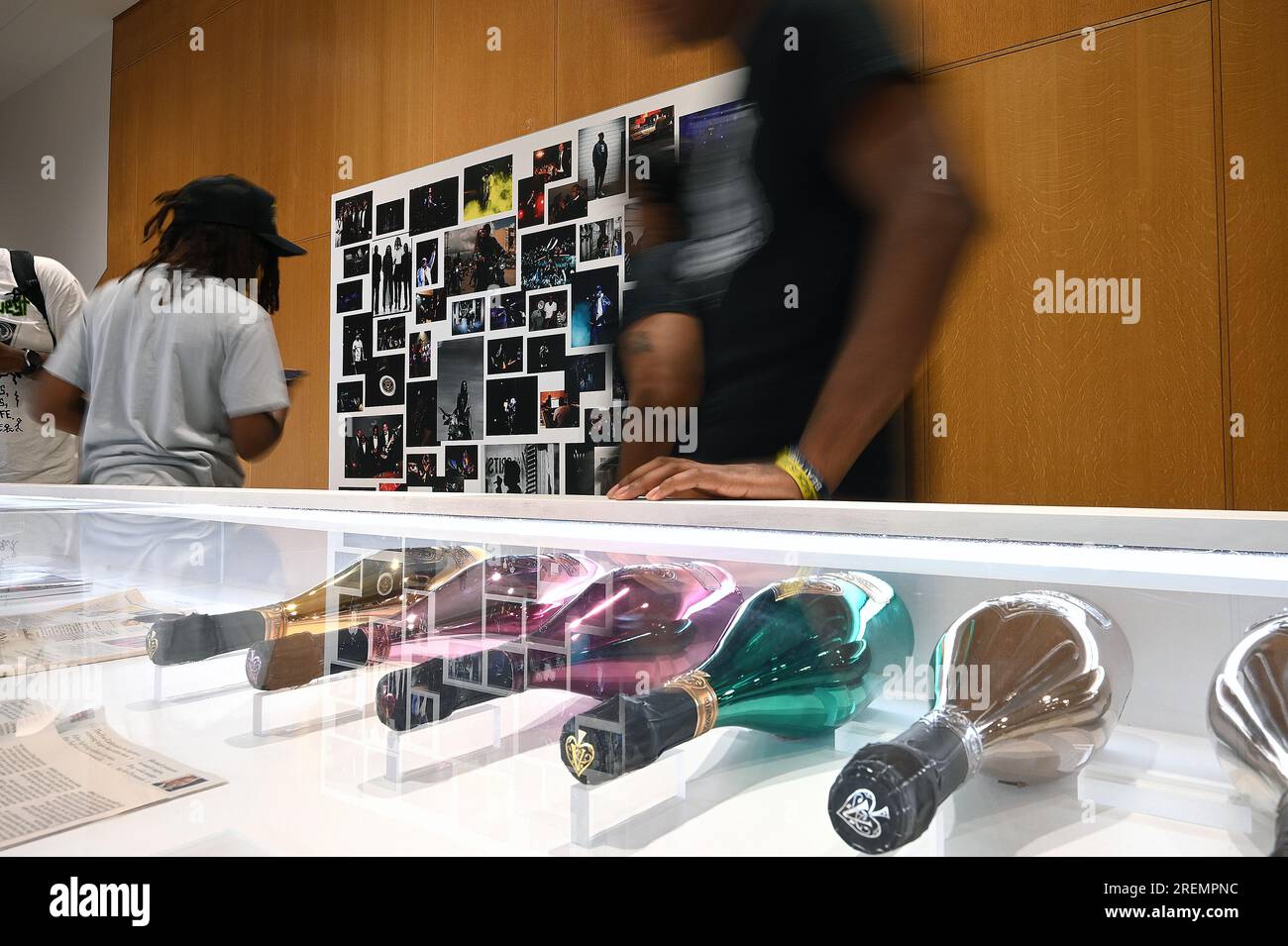 New York, USA. 27th July, 2023. People tour ‘The Book of HOV ...