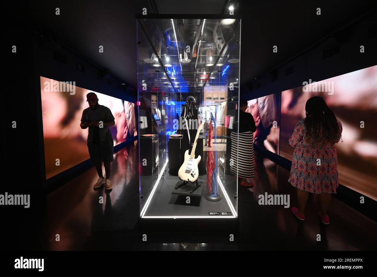 New York, USA. 27th July, 2023. Items from Jay-Z Glastonbury Festival ...