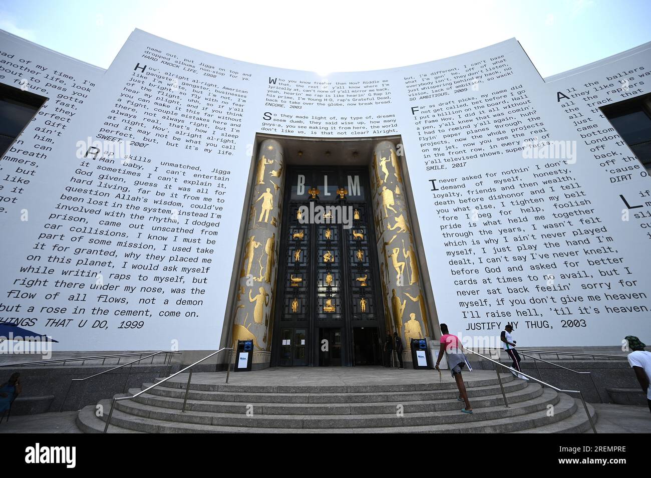 New York, USA. 27th July, 2023. Exterior view of the Brooklyn Public ...