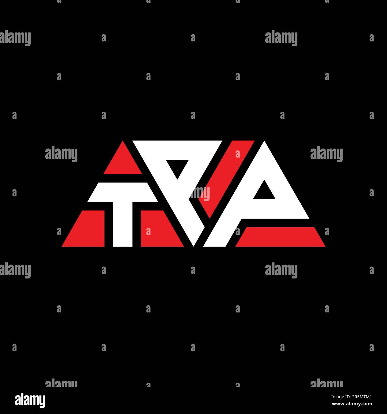 TPP triangle letter logo design with triangle shape. TPP triangle logo ...