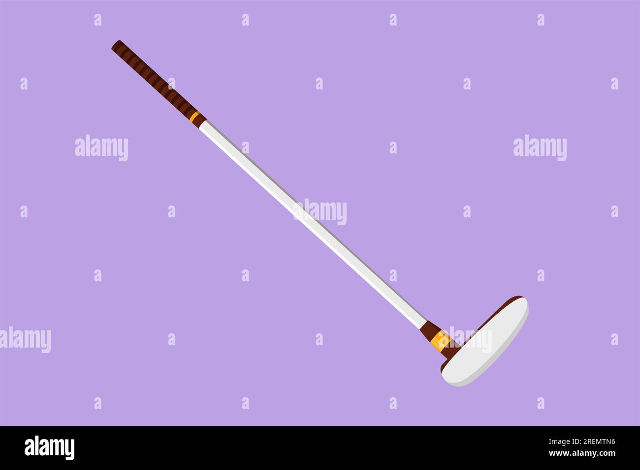 Character flat drawing golf stick or golf club logotype, template ...