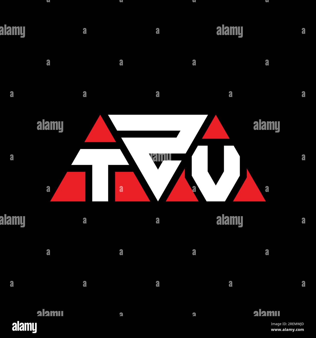 Tzv logo design hi-res stock photography and images - Alamy