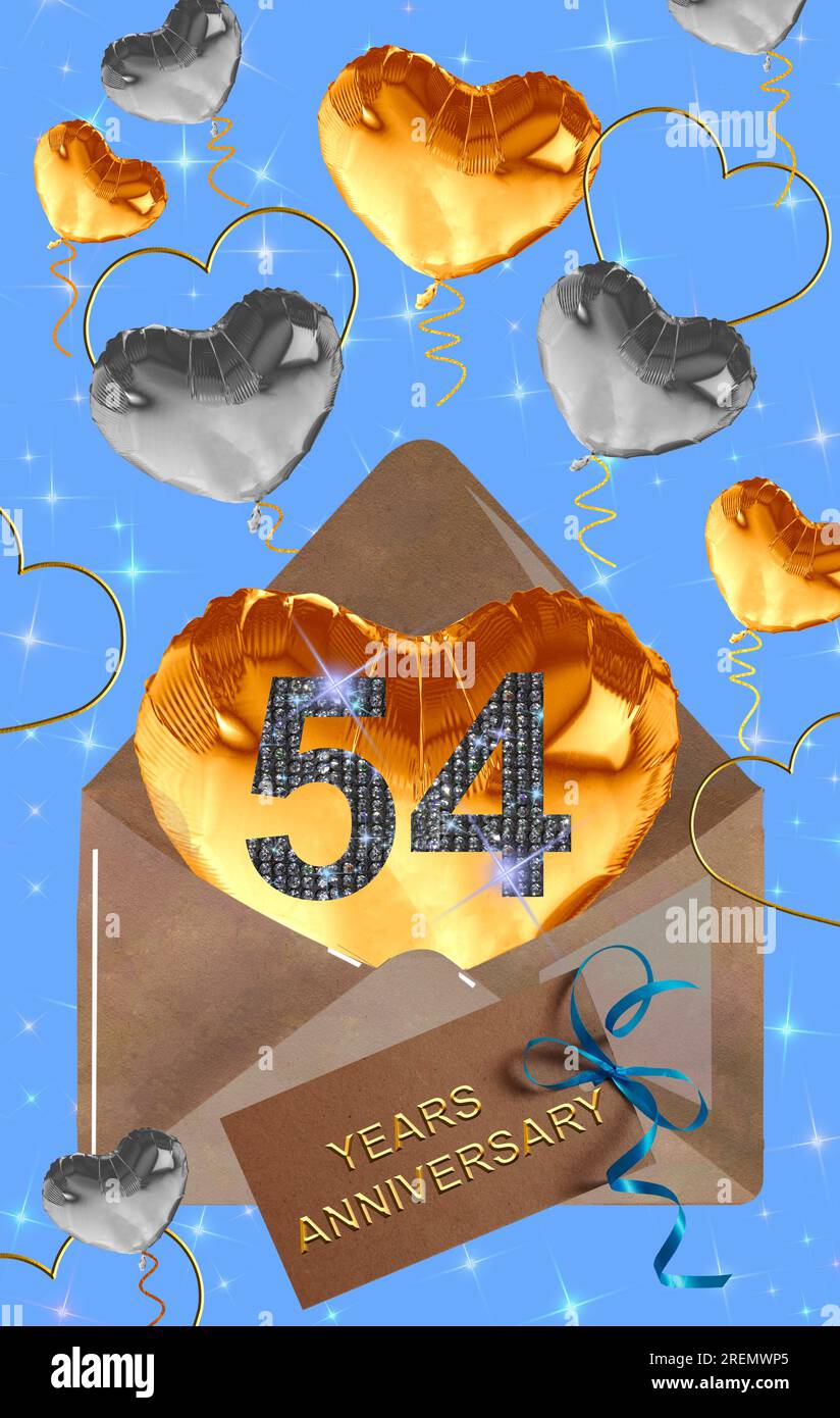 54 anniversary hi-res stock photography and images - Alamy