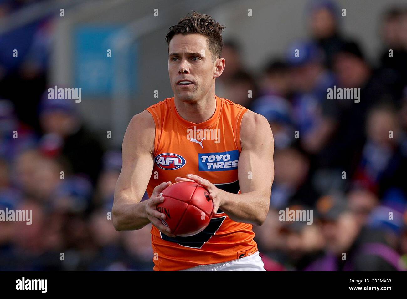 Ballarat, Australia. 29th July, 2023. Josh Kelly of the Giants in ...