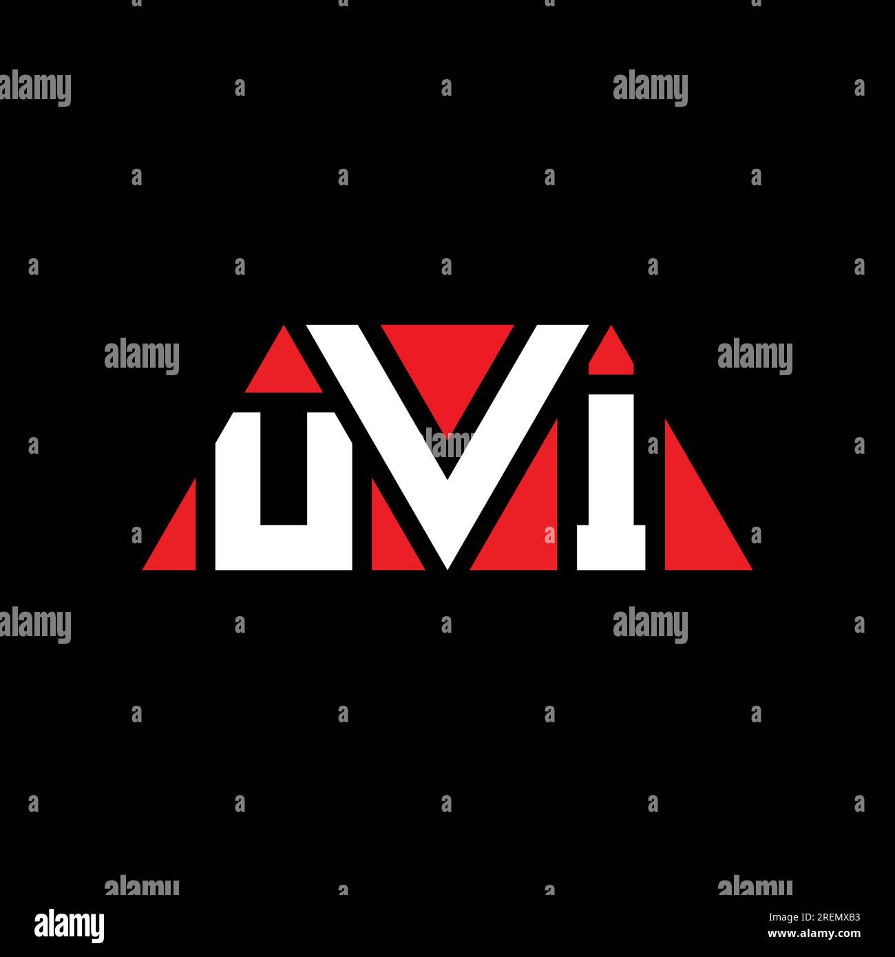 Uvi logo design Stock Vector Images - Alamy