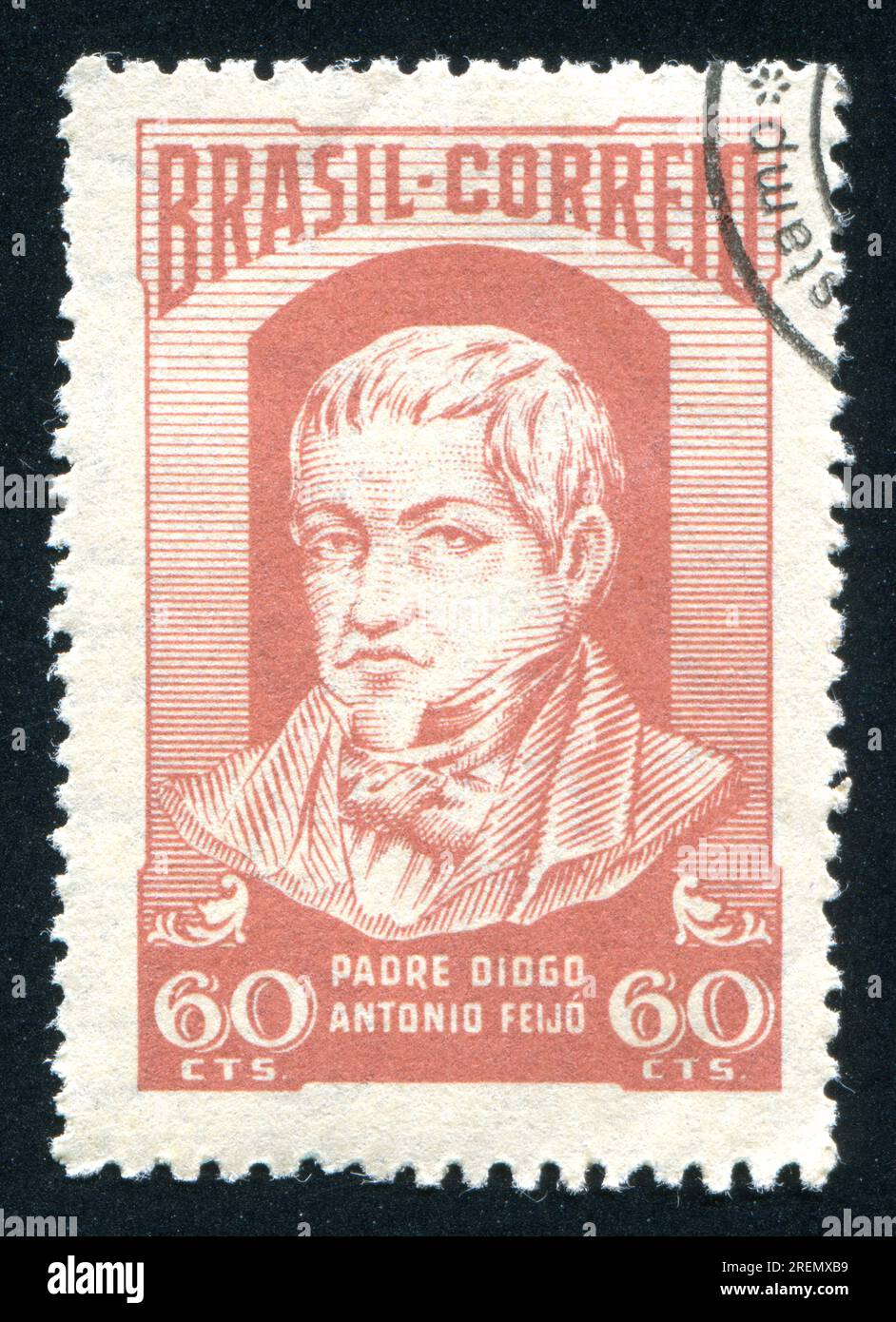 BRAZIL - CIRCA 1952: stamp printed by Brazil, shows Marshal Hermes da ...