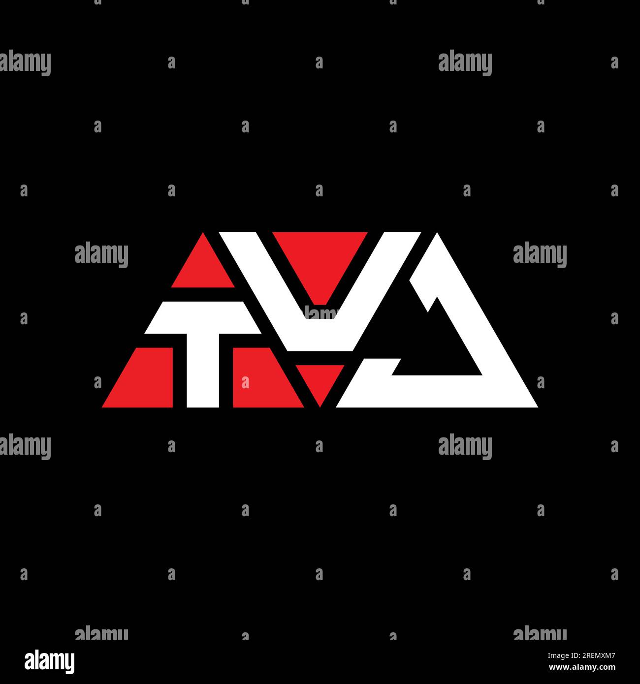 Tuj logo design Stock Vector Images - Alamy