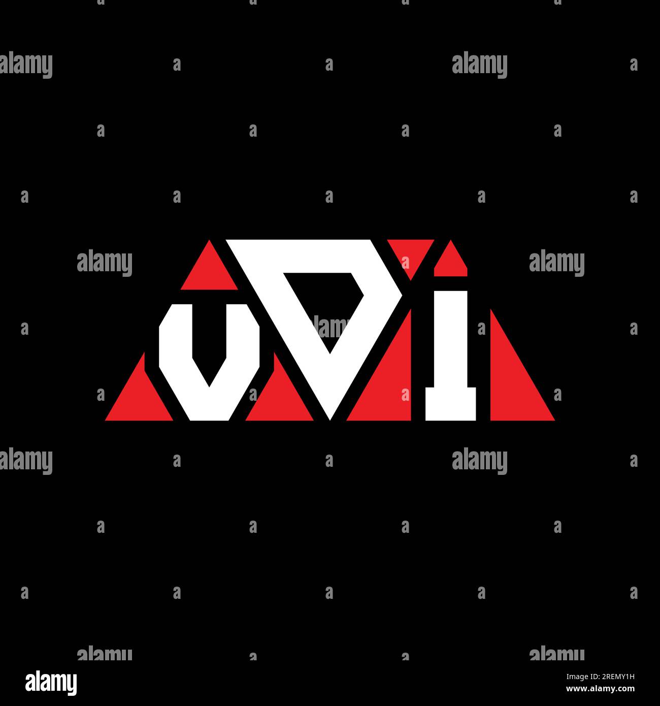 VDI triangle letter logo design with triangle shape. VDI triangle logo ... VDI triangle letter logo design with triangle shape. VDI triangle logo ...
