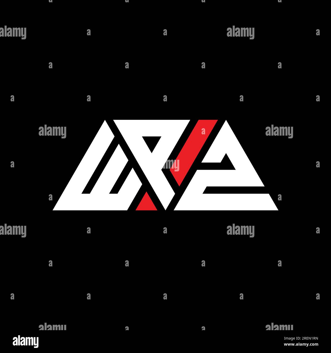 WPZ triangle letter logo design with triangle shape. WPZ triangle logo ...