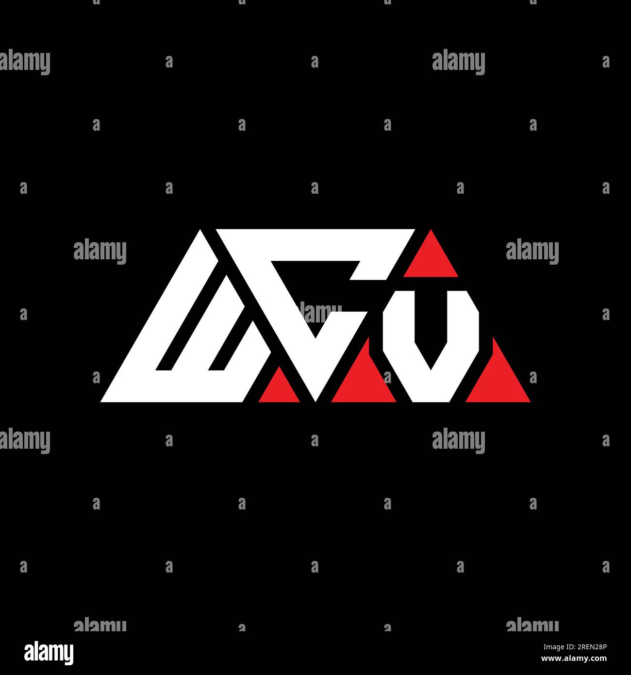 Wcv logo design hi-res stock photography and images - Alamy